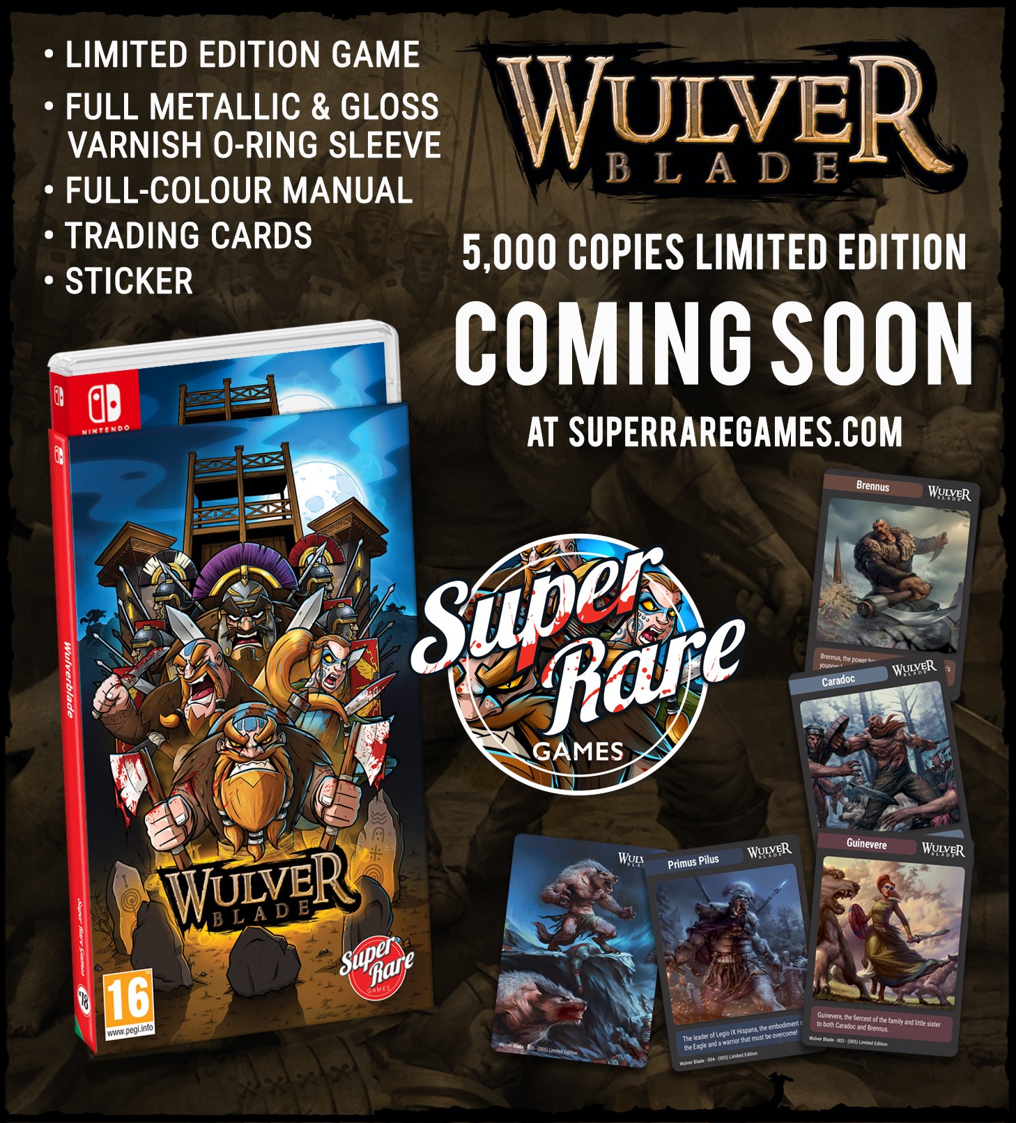 Wulverblade arrive en boite sur Switch | Videoludeek