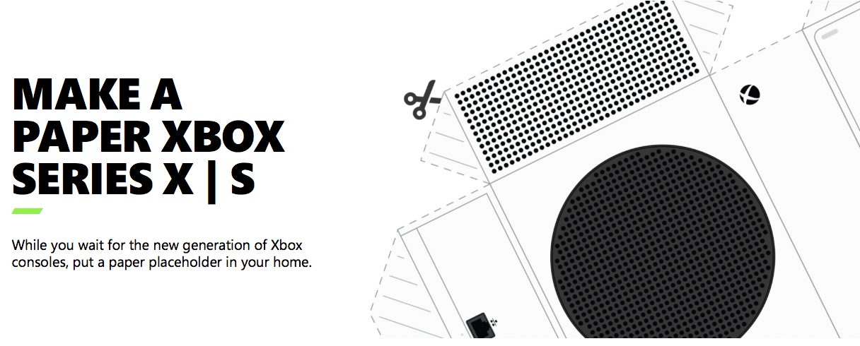 Fabriquez vos Xbox Series S / X en papier | Videoludeek