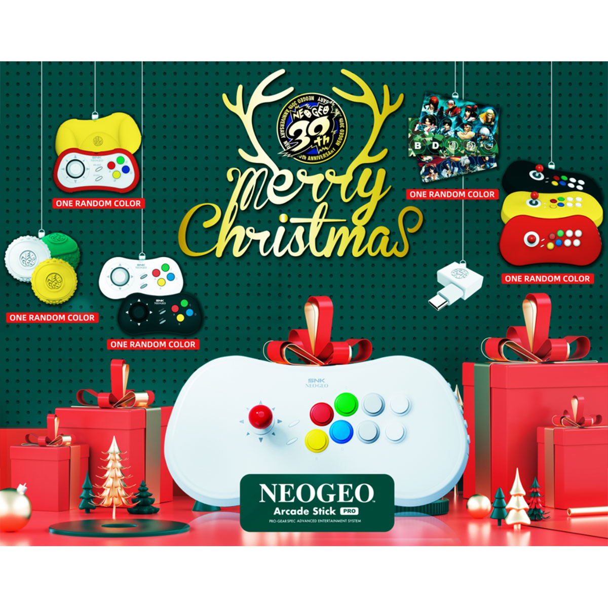 SNK NEOGEO Arcade Stick Pro Christmas Edition à 180,01€ | Videoludeek