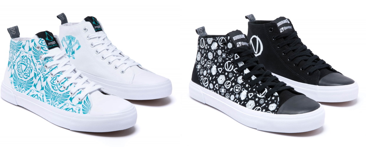 Baskets Gaming Akedo Assassin's Creed / Borderlands à 54,99€ | Videoludeek