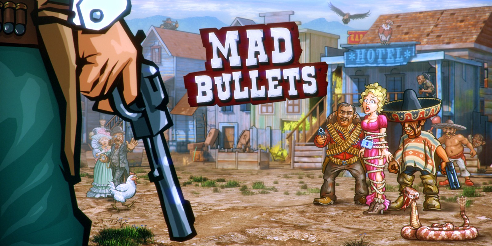 [Bon Plan] Mad Bullets - Bundle avec deux revolvers (Switch) (Code In A ...