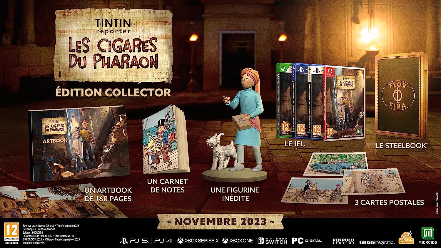 Tintin Reporter: Les Cigares du Pharaon - Edition Collector (Switch) à ...